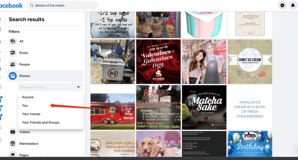 How to Search Photos on Facebook by Year / Date – Facebook Image Search ...